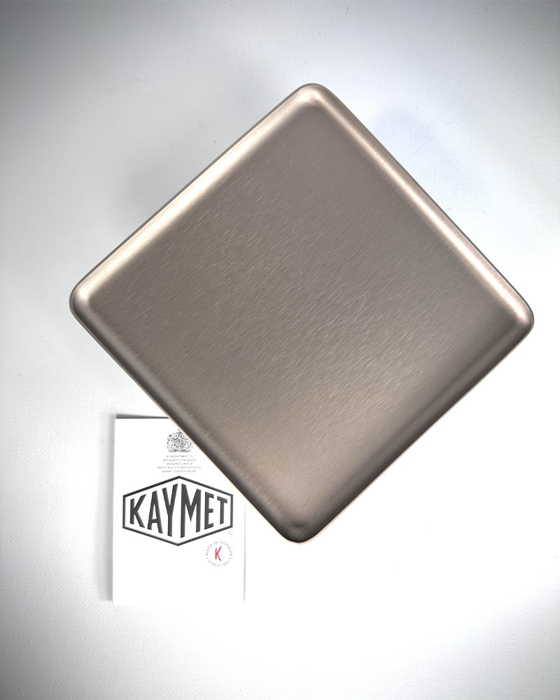 Plateau carré 706 en aluminium anodisé - Kaymet
