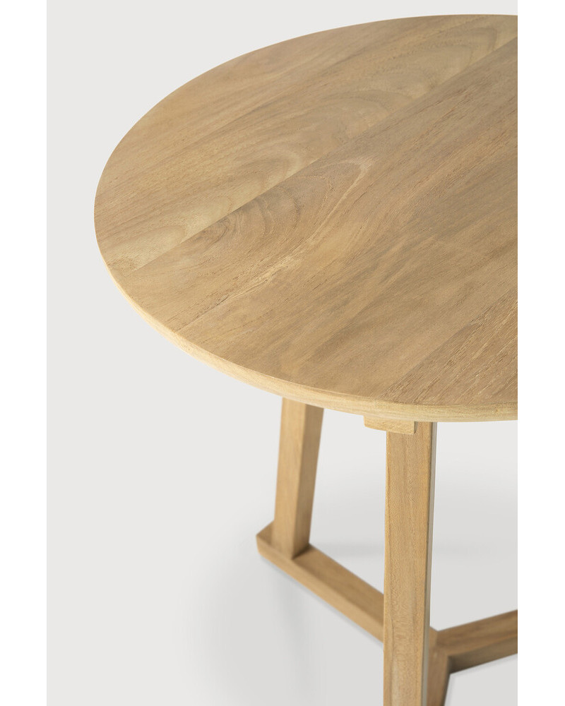 Table d'appoint Tripod en teck ou en chêne massif - Ethnicraft