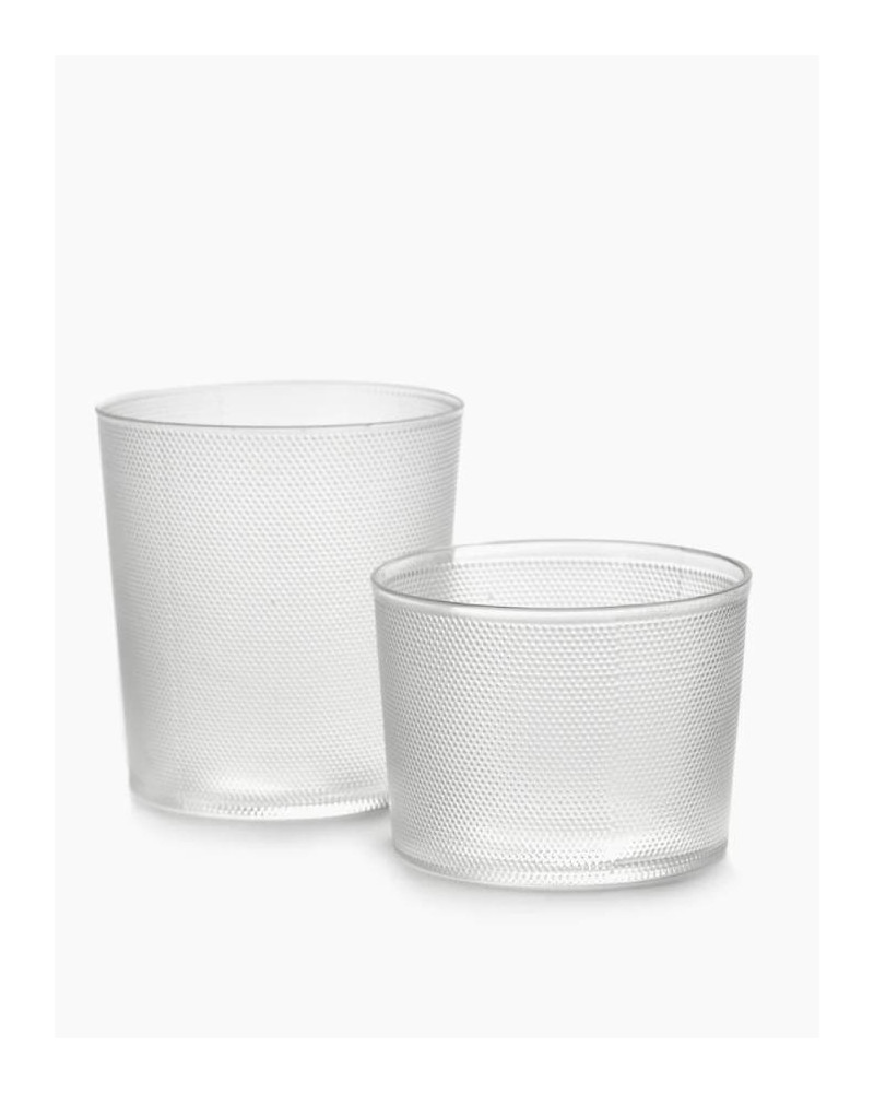 Verre en verre texturé La Nouvelle Table by Merci - Serax