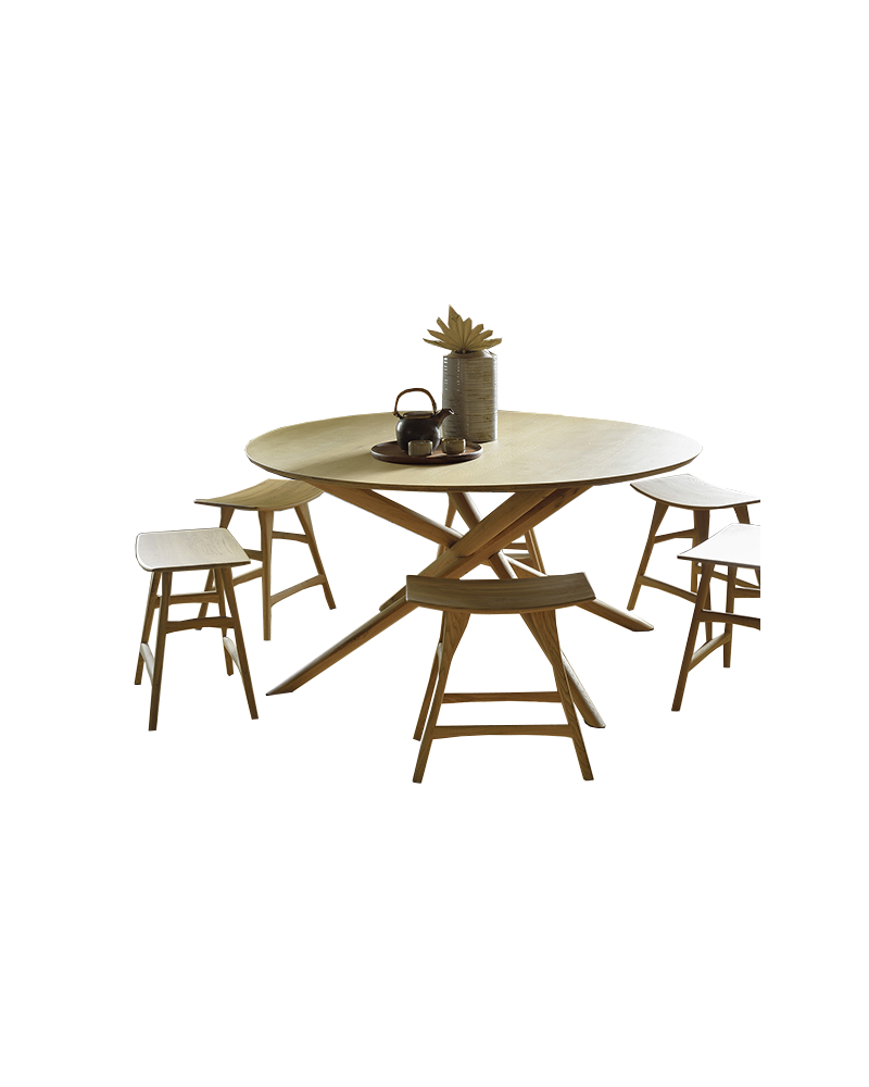 Table Mikado ronde - Ethnicraft