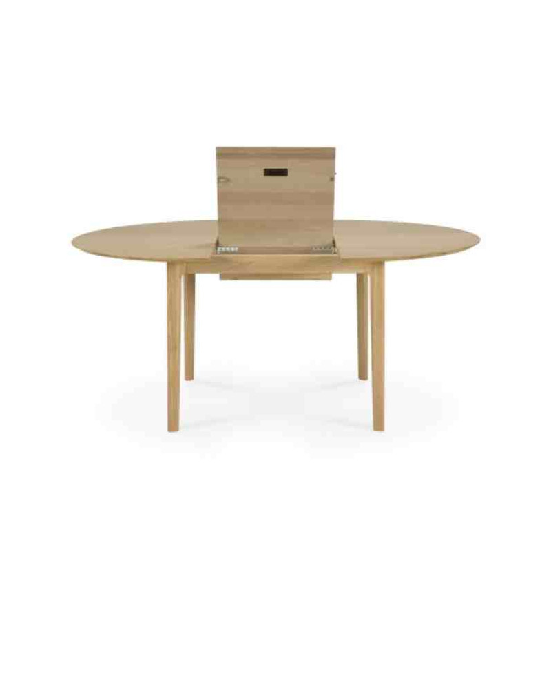 Table à rallonge ronde Bok en chêne massif - Ethnicraft I Trentotto