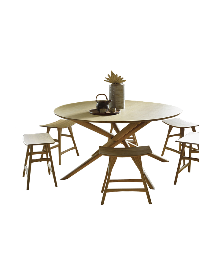 Table Mikado ronde - Ethnicraft