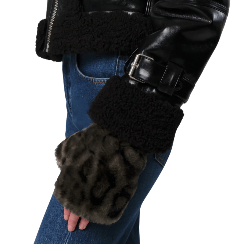 Mitaines Femme en fausse fourrure Ariel - Apparis